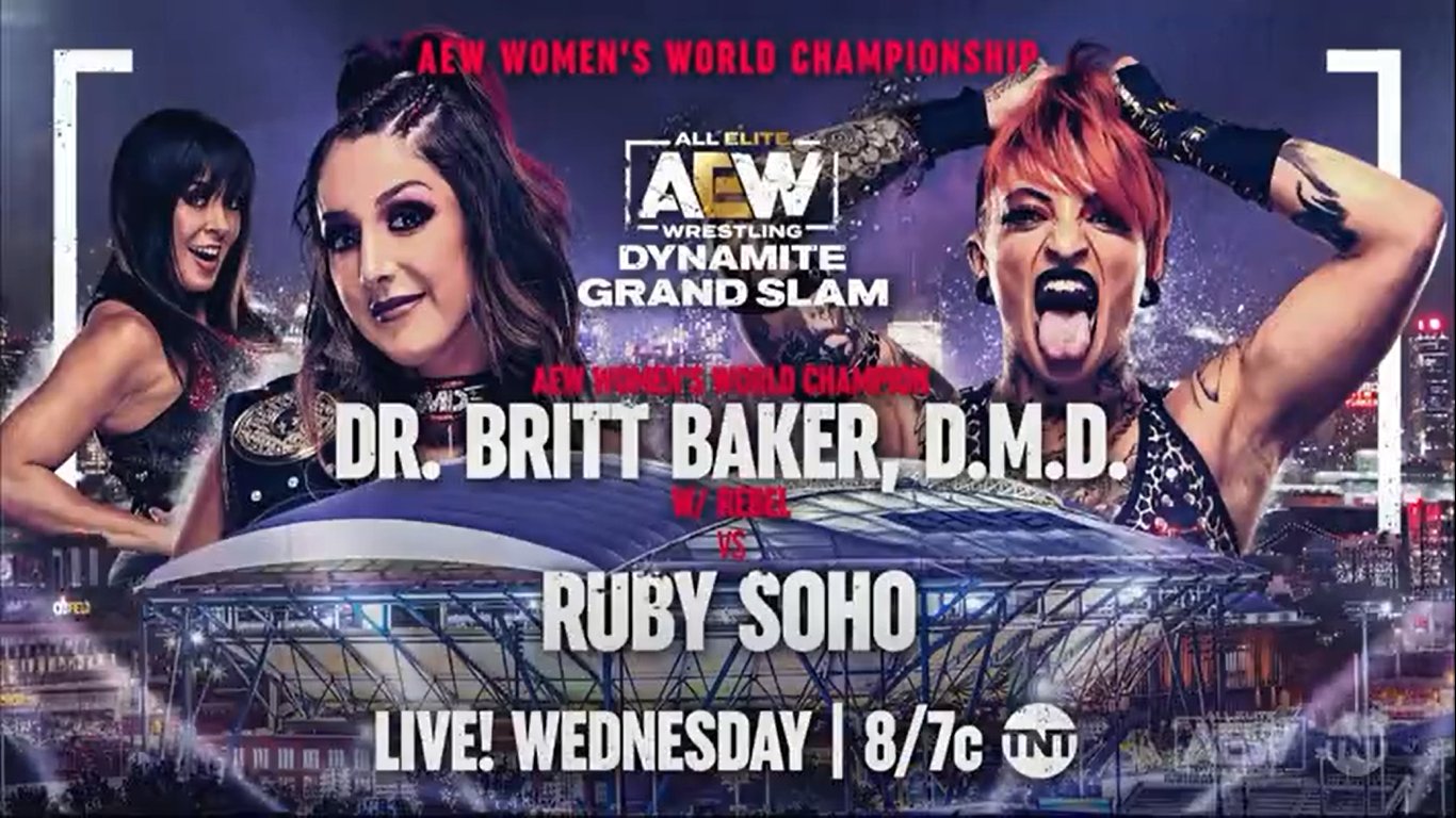 Britt Baker vs. Ruby Soho set for Sept. 22 Dynamite; Jade Cargill ...