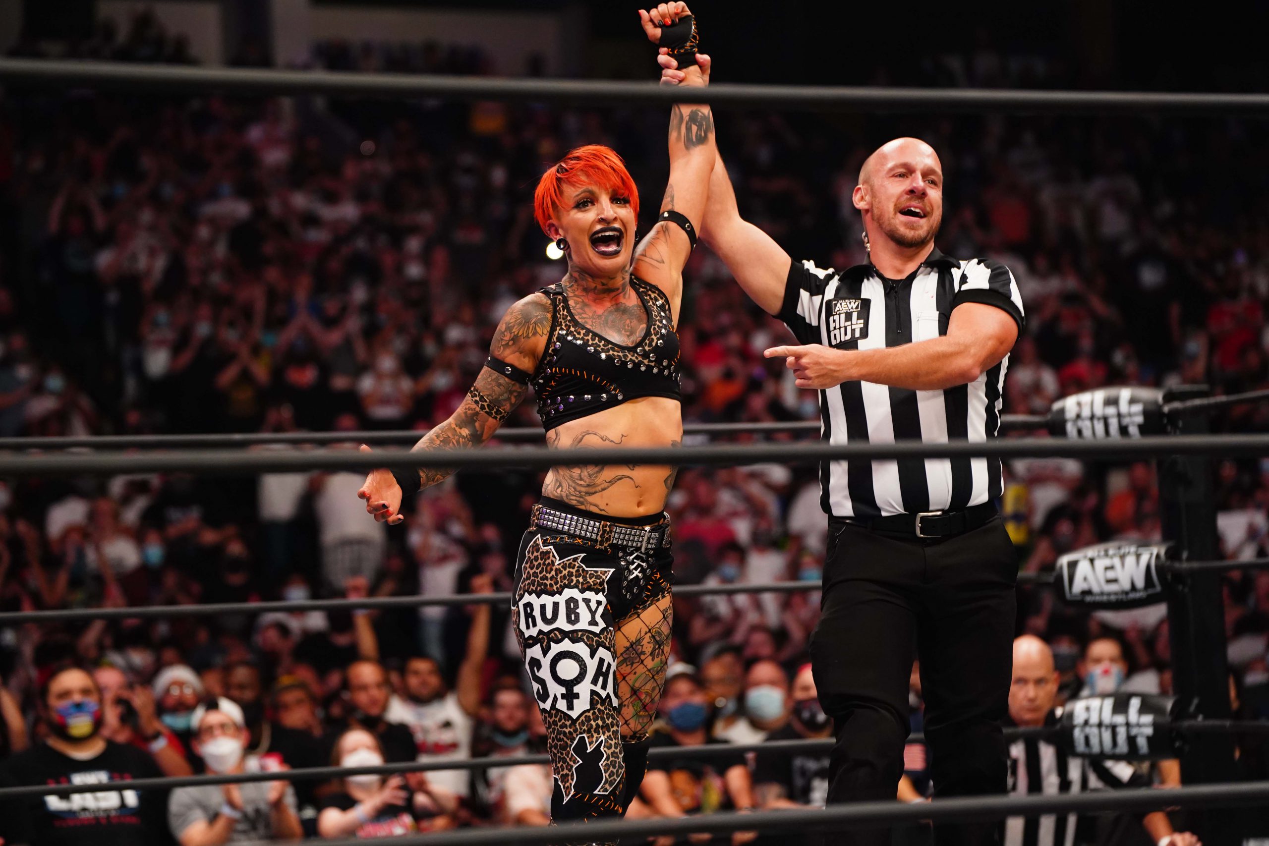 Ruby Soho discusses Sarah Rowe surprising her at AEW All Out - Diva Dirt