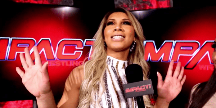 Gisele Shaw arrives in IMPACT; Tasha Steelz causes DQ finish for Mickie ...