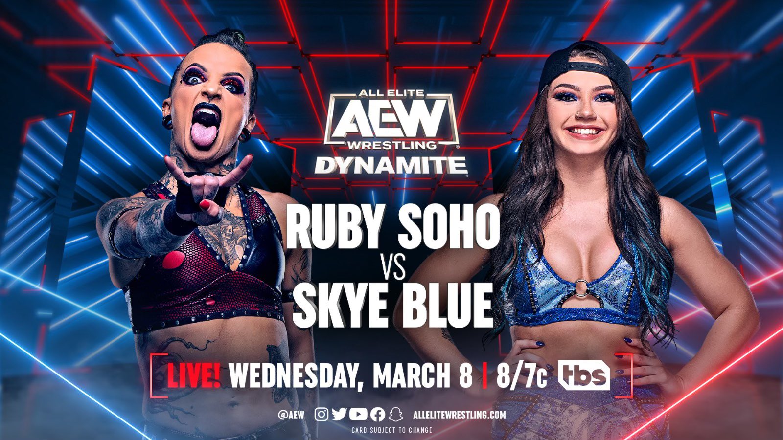 Ruby Soho Takes On Skye Blue On March 8 Dynamite - Diva Dirt