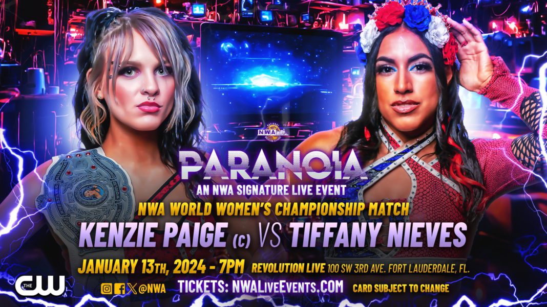 Kenzie Paige vs. Tiffany Nieves Set For NWA Paranoia - Diva Dirt