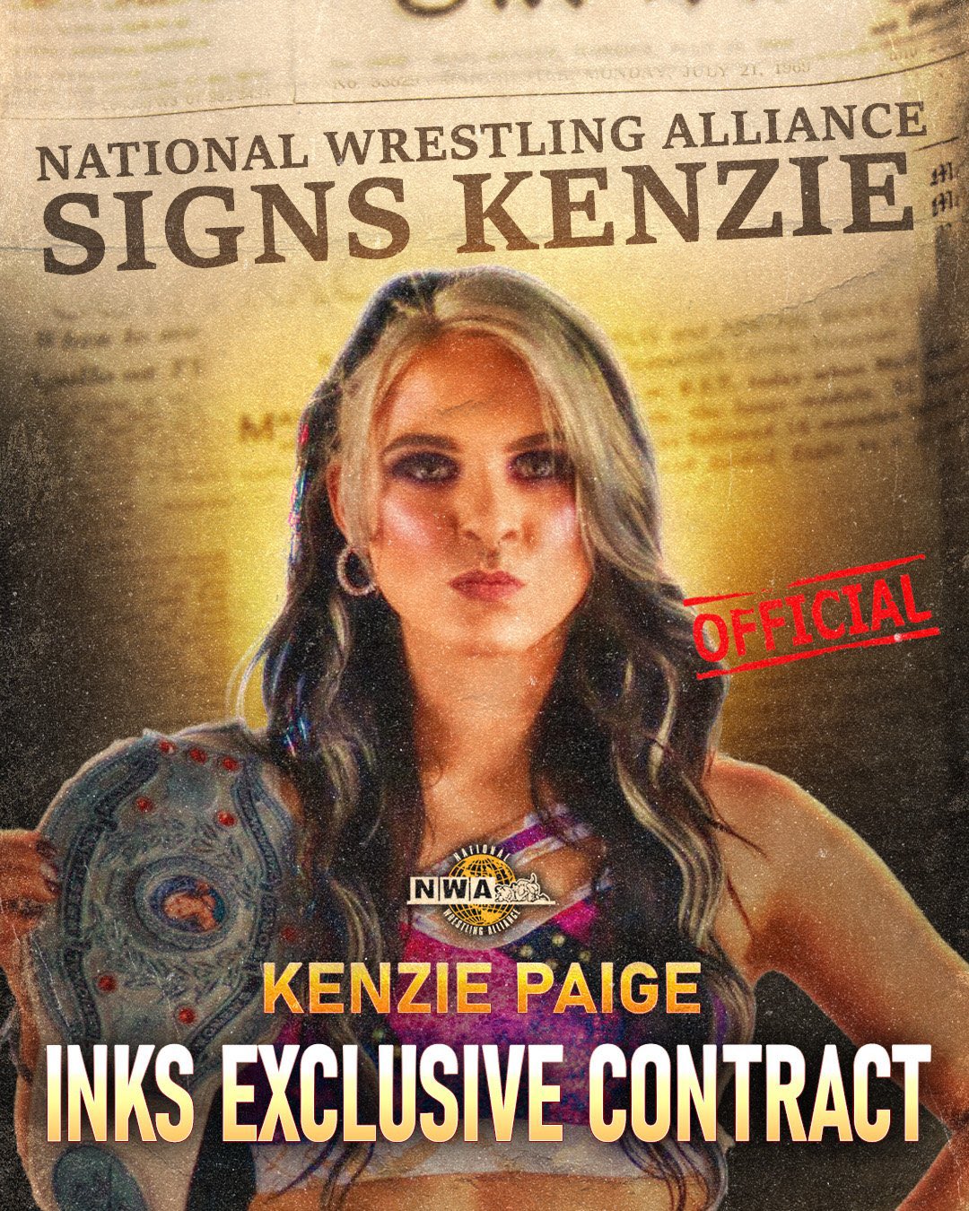 Kenzie Paige Signs Long Term Deal With NWA - Diva Dirt