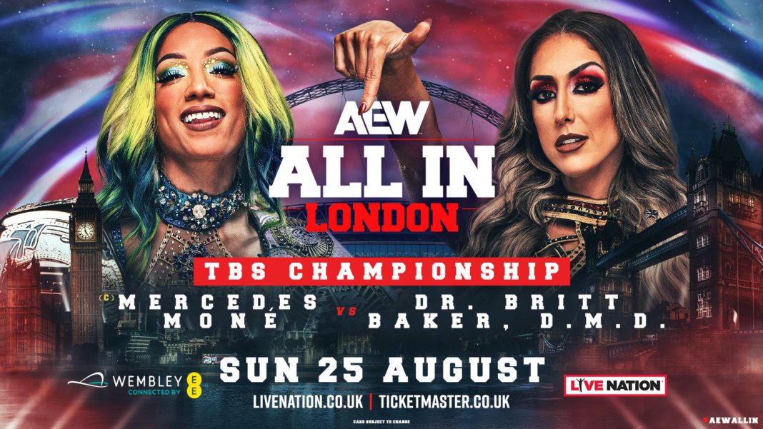 Mercedes Moné vs. Britt Baker Booked for All In After Fight At Comic ...