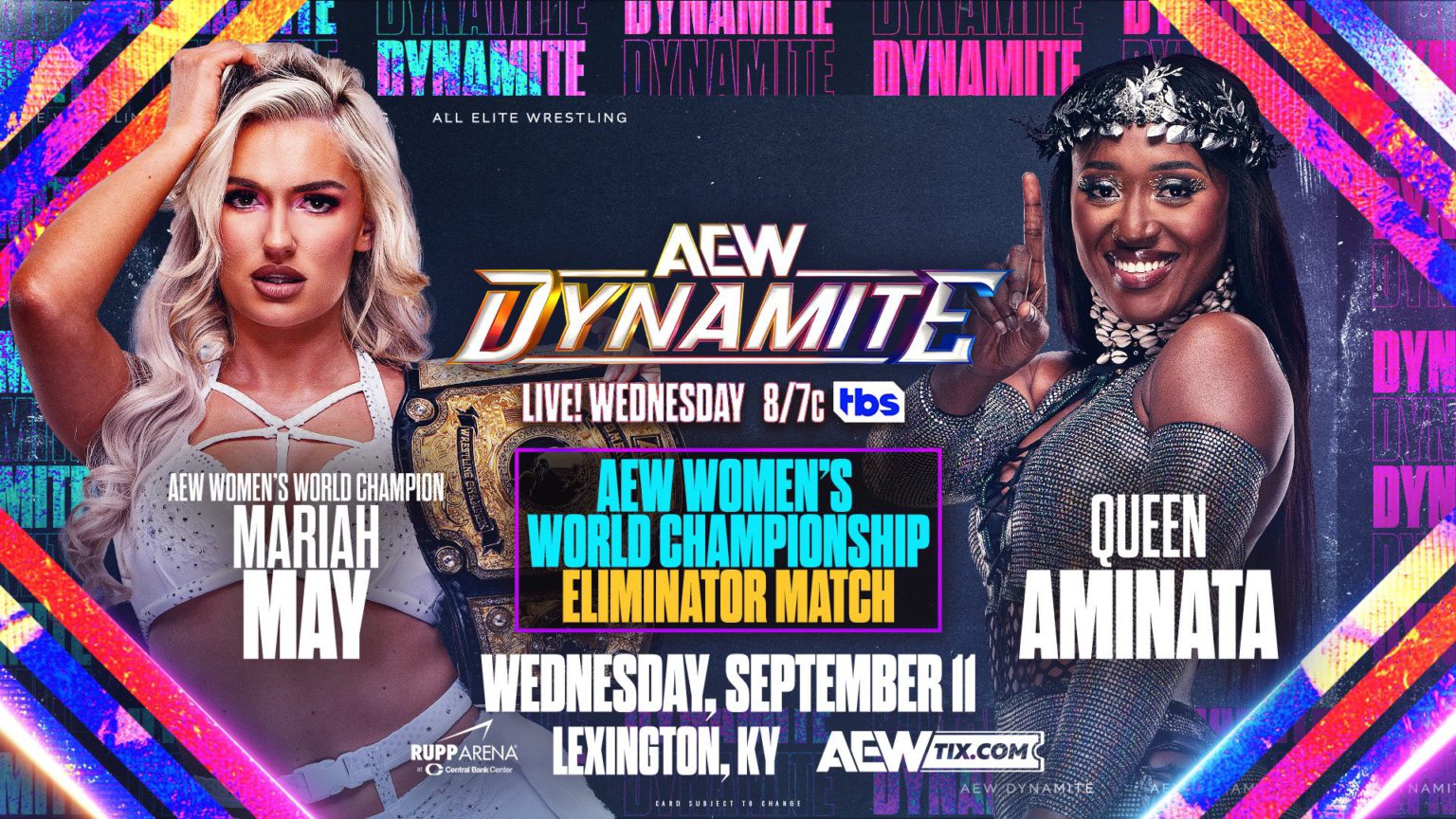 Mariah May vs. Queen Aminata Added To Sept. 11 Dynamite - Diva Dirt