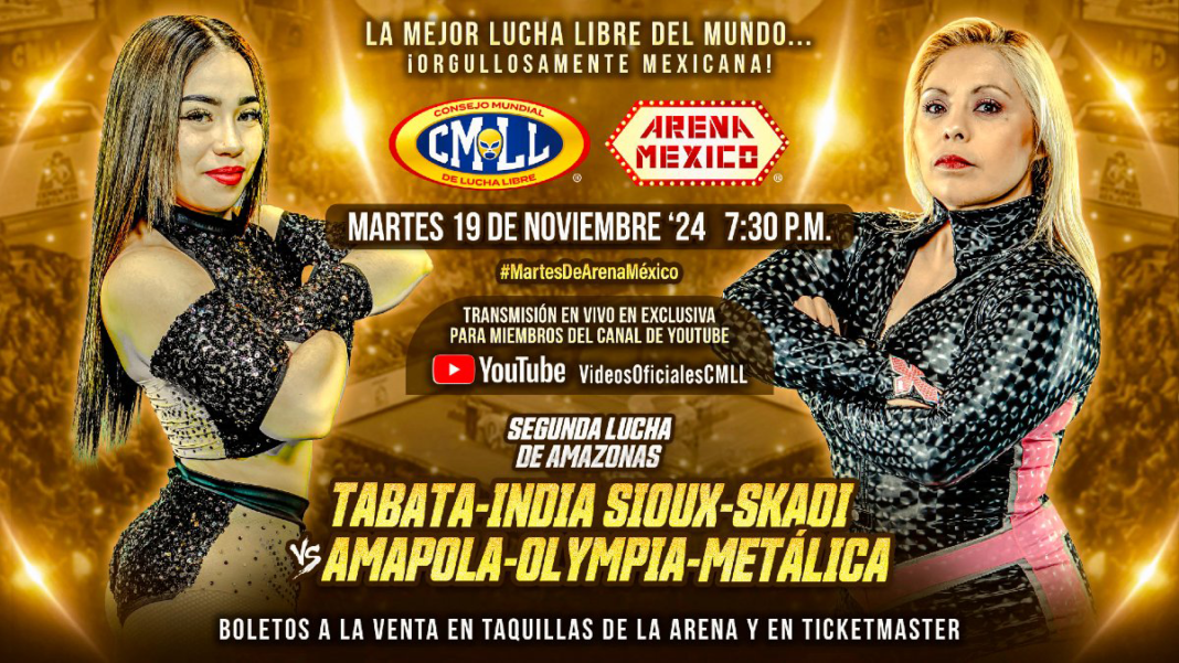 CMLL: Persephone Continues To Win Whilst Tabata, India Sioux, and Skadi ...