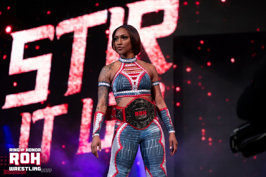 Red Velvet Retains ROH TV Title, Athena Returns! - Diva Dirt