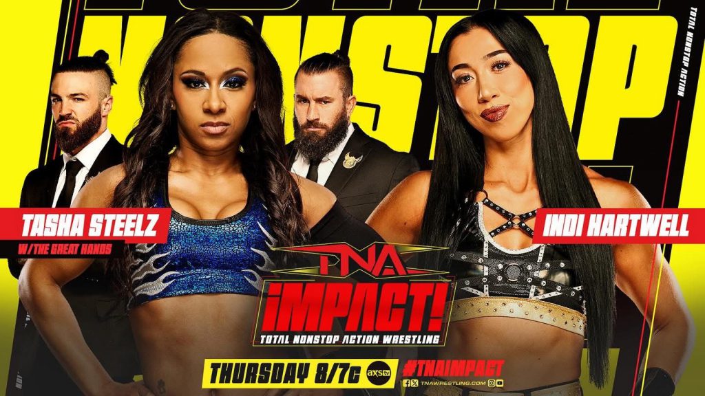 Indi Hartwell vs. Tasha Steelz Added To June 5 iMPACT! | Diva Dirt