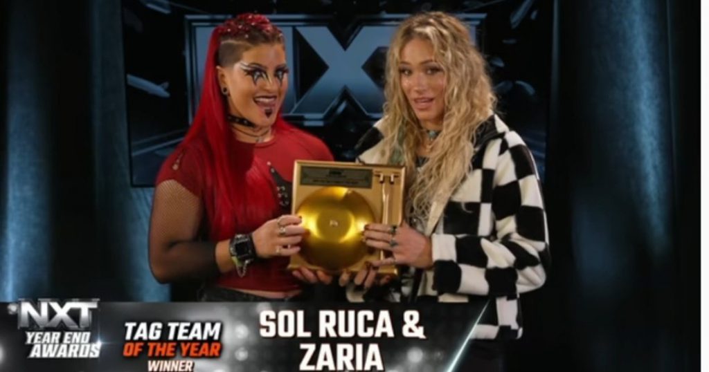 Sol Ruca, Zaria, And Tatum Paxley Win NXT Year End Awards | Diva Dirt