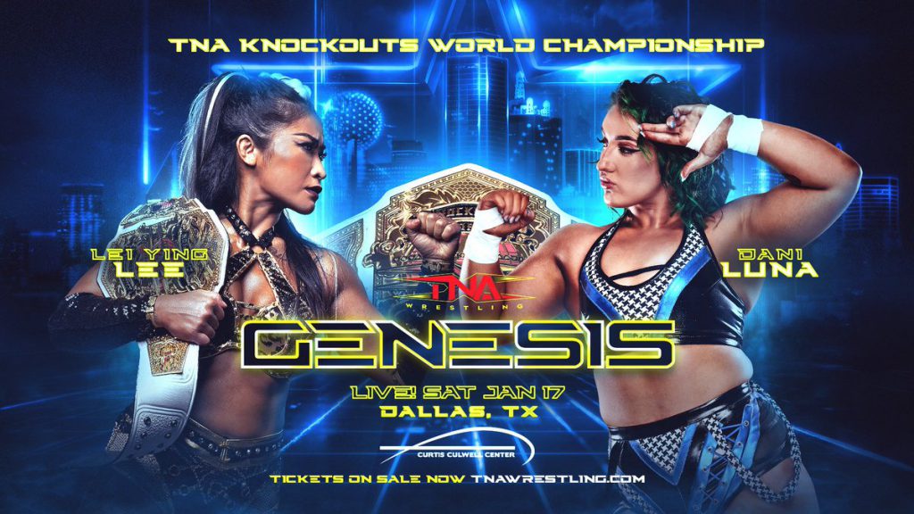 Dani Luna vs Lei Ying Lee Set for TNA Genesis; Tag Titles On The Line ...
