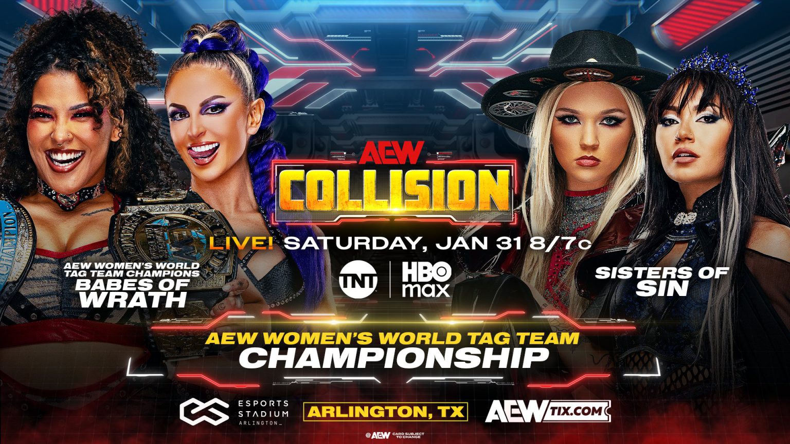 AEW Women’s Tag Team Title Match Set For Jan. 31 Collision - Diva Dirt