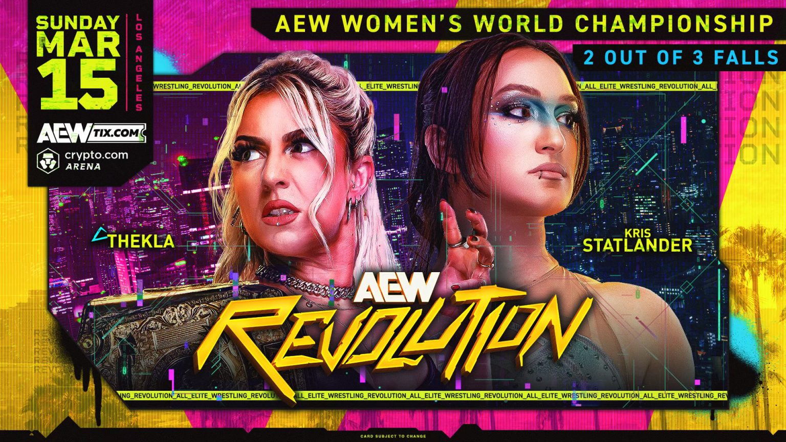 Two Out Of Three Falls Match Added To AEW Revolution | Diva Dirt